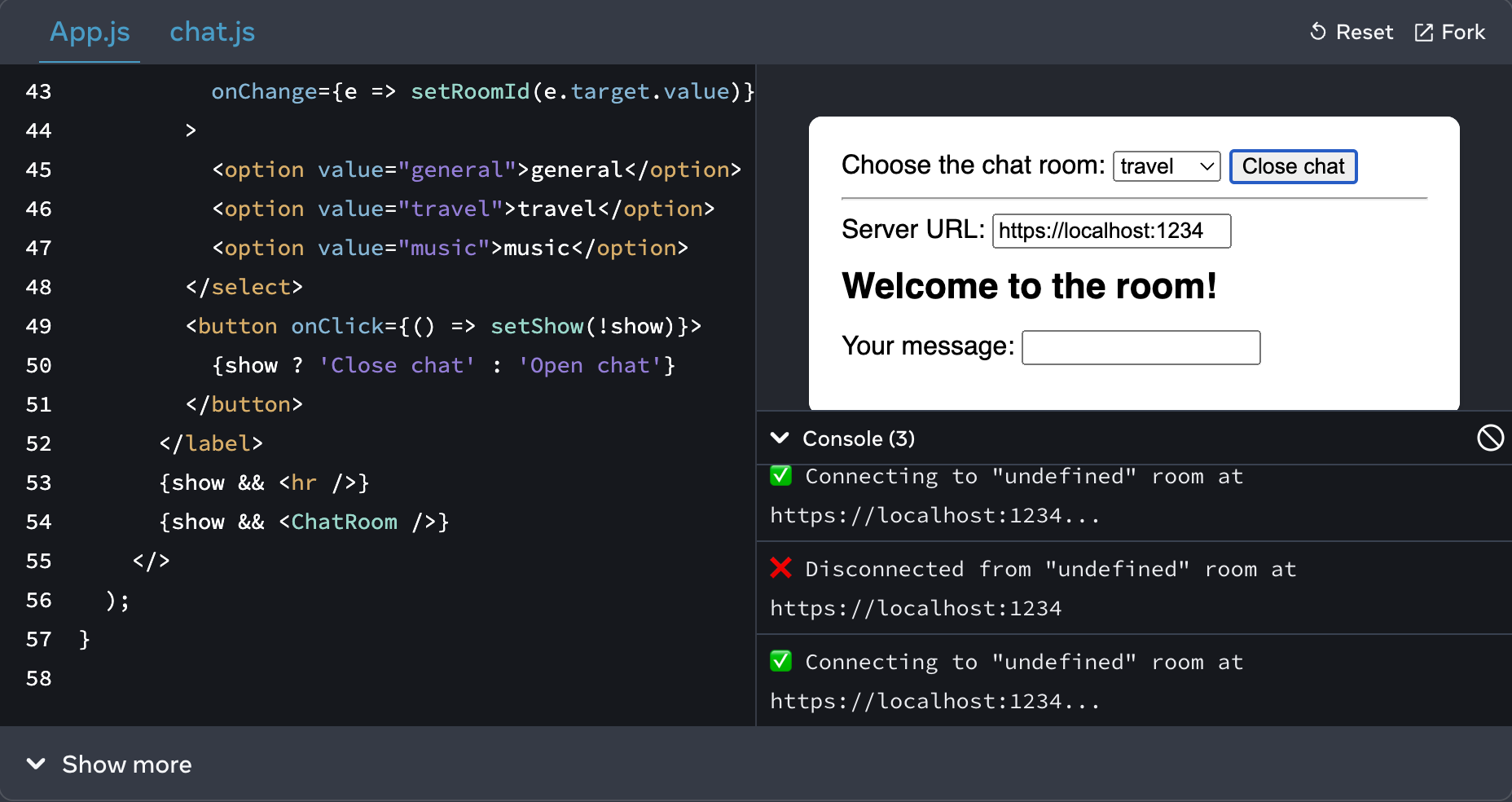roomId prop missing in playground. · Issue #5785 · reactjs/react.dev · GitHub