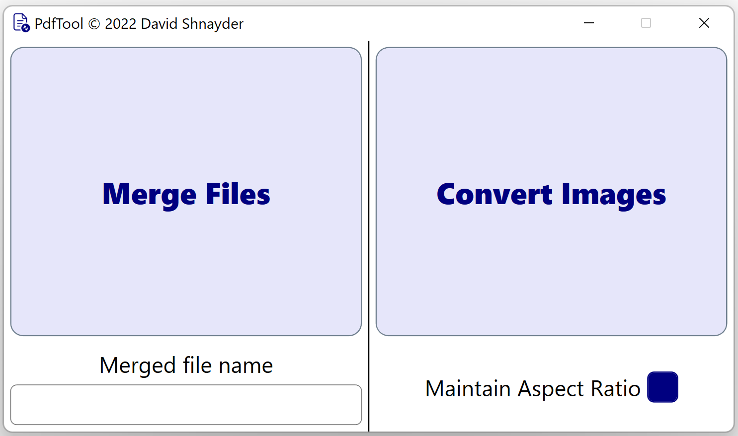 GitHub - dusrdev/PdfTool: Simple tool to merge pdf files or convert images to pdf files