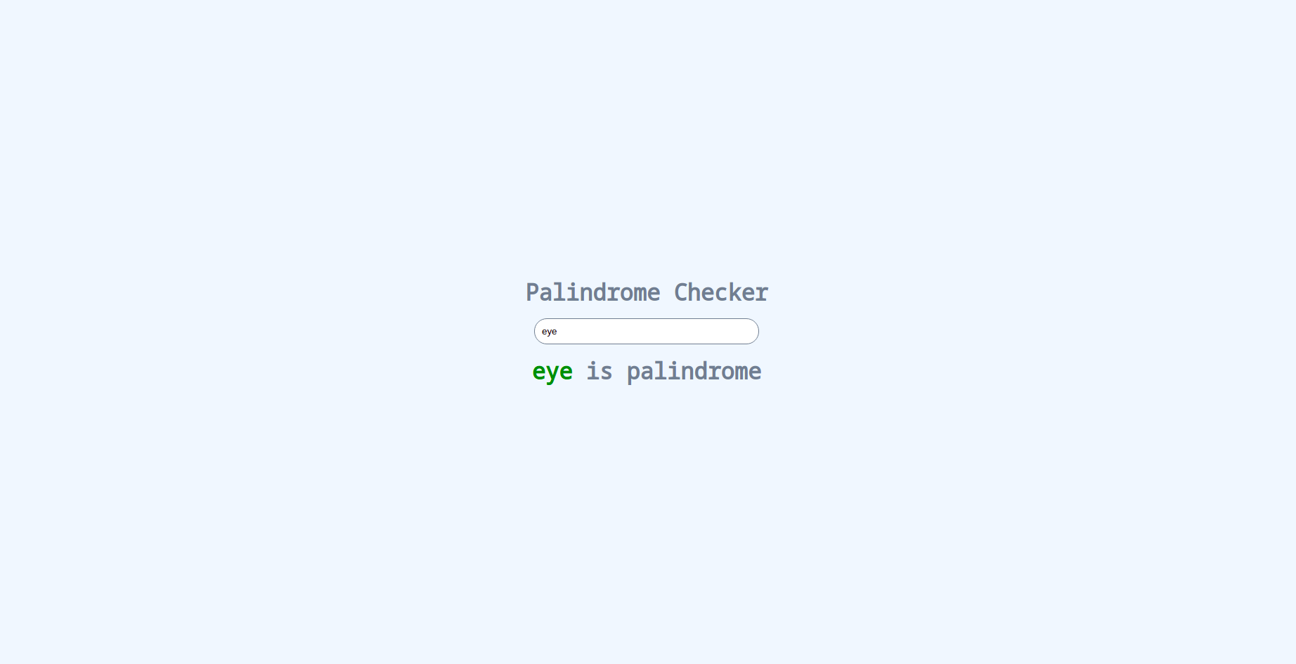 GitHub - Mukhran91/Palindrome_Checker