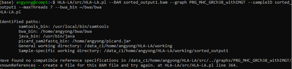 No compatible reference · Issue #98 · DiltheyLab/HLA-LA · GitHub