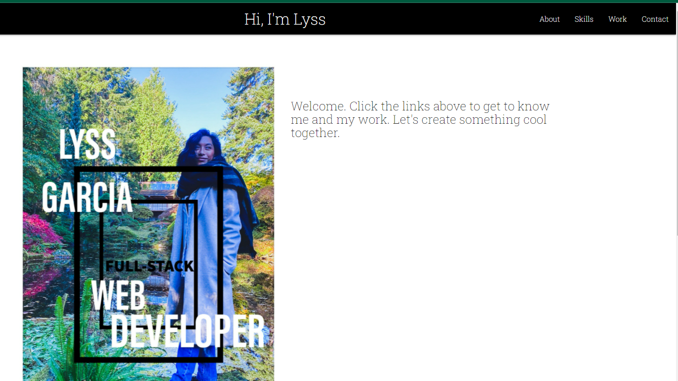 GitHub - lyssg2/portfolio