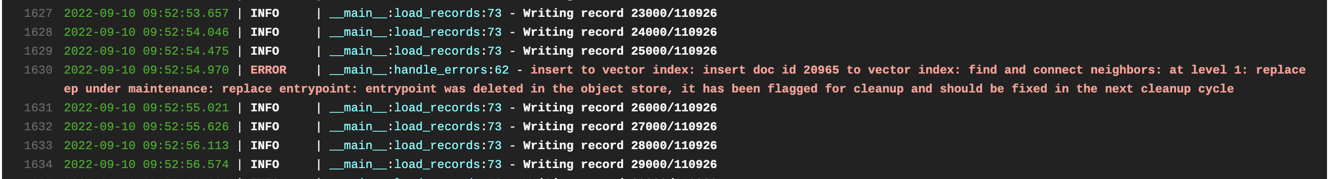 Bug: "entrypoint deleted, will be cleaned up in next cycle" · Issue #2198 · weaviate/weaviate ...