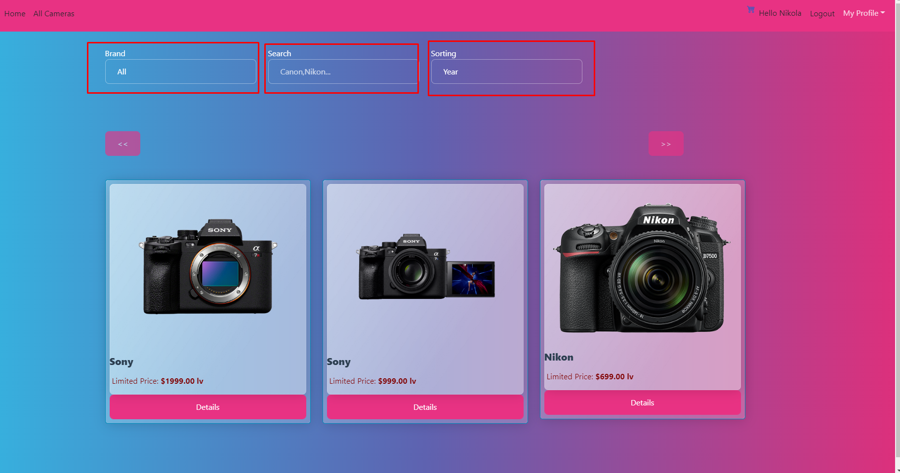 GitHub - NikolaMadzharov/CameraShop: Asp.Net Core project