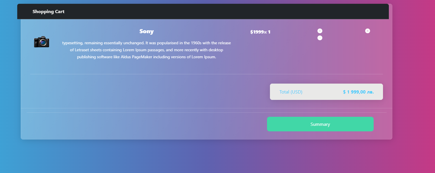 GitHub - NikolaMadzharov/CameraShop: Asp.Net Core project