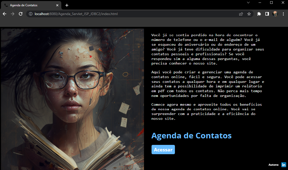 GitHub - JuhLima85/Servlet_JSP_JDBC: Java Web - Agenda de contatos