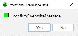 trying to overwrite a rom when saving one as a file has a placeholder message · Issue #1514 ...
