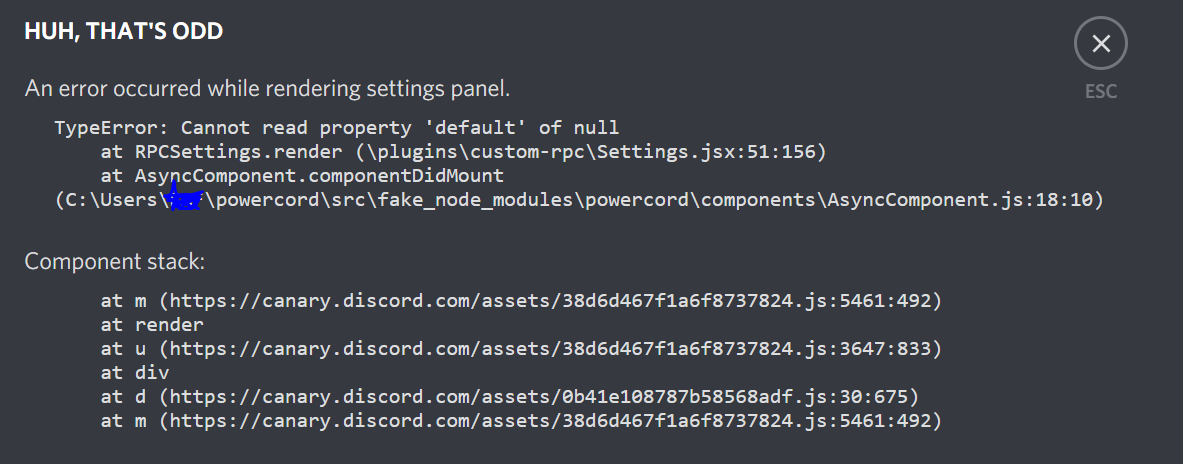 Settings panel does not work · Issue #9 · E-boi/custom-rpc · GitHub