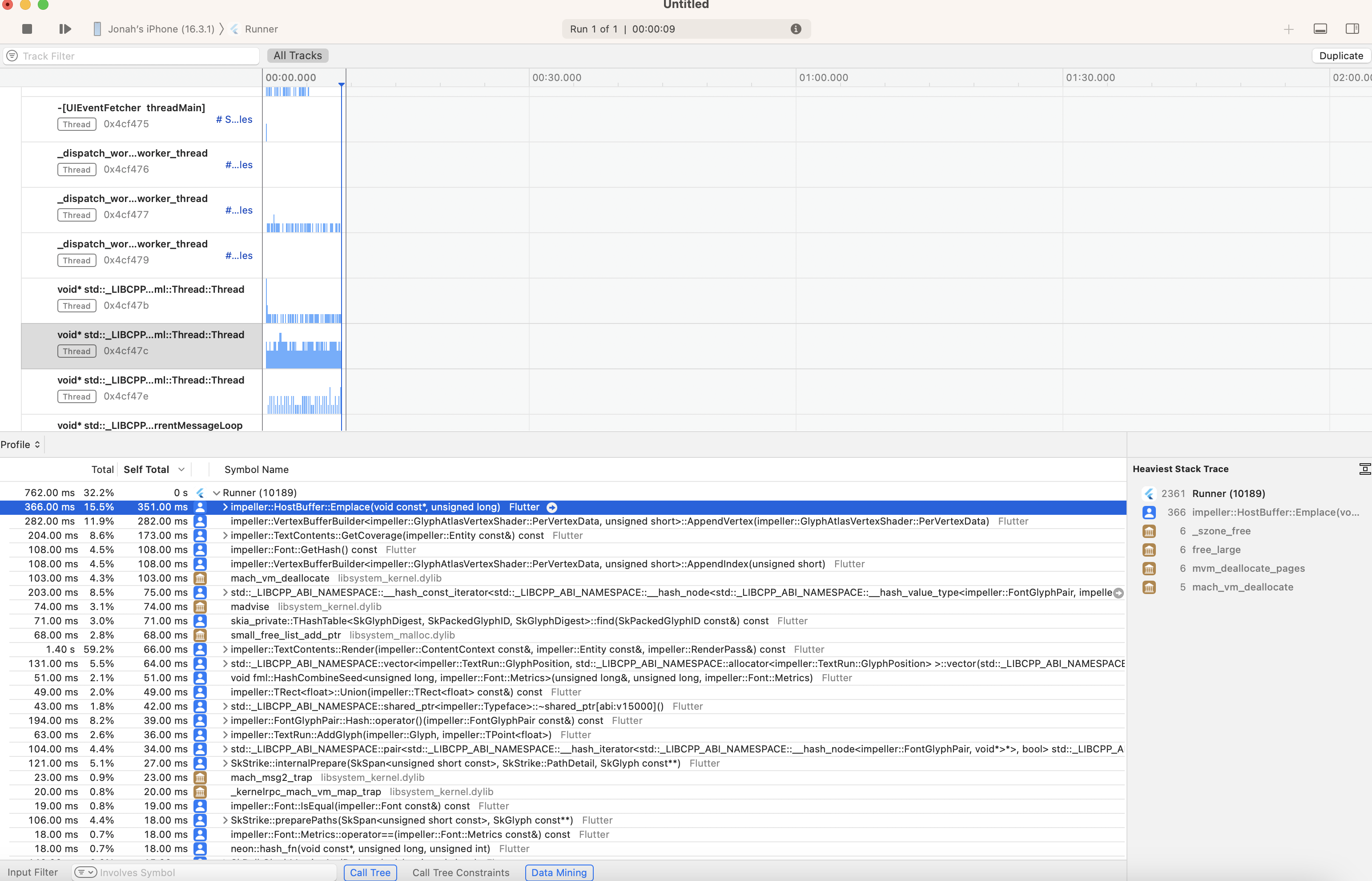 Rendering Text Is Much Slower Using Impeller On Ios With Iphone 7 Plus Where Skia Is ~2ms While