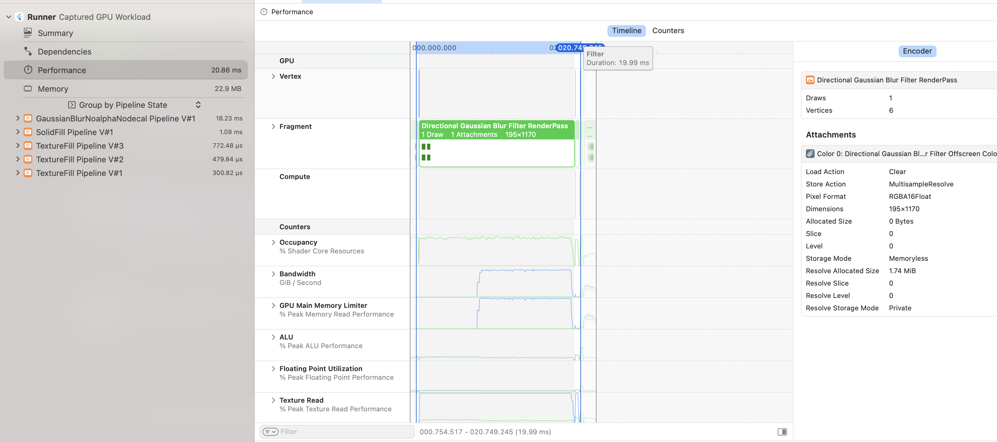 [Impeller] Very slow performance of blur with wide gamut enabled · Issue #131573 · flutter ...