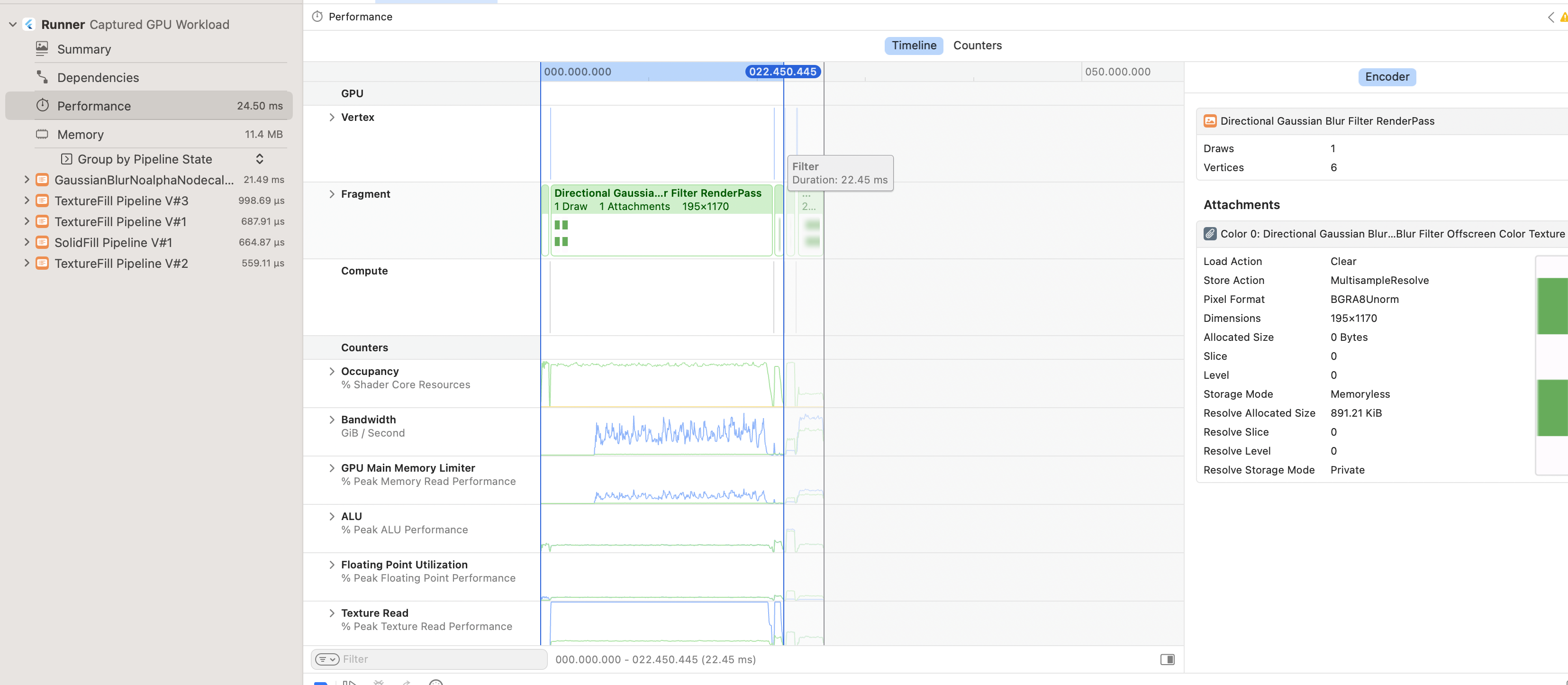 [Impeller] Very slow performance of blur with wide gamut enabled · Issue #131573 · flutter ...