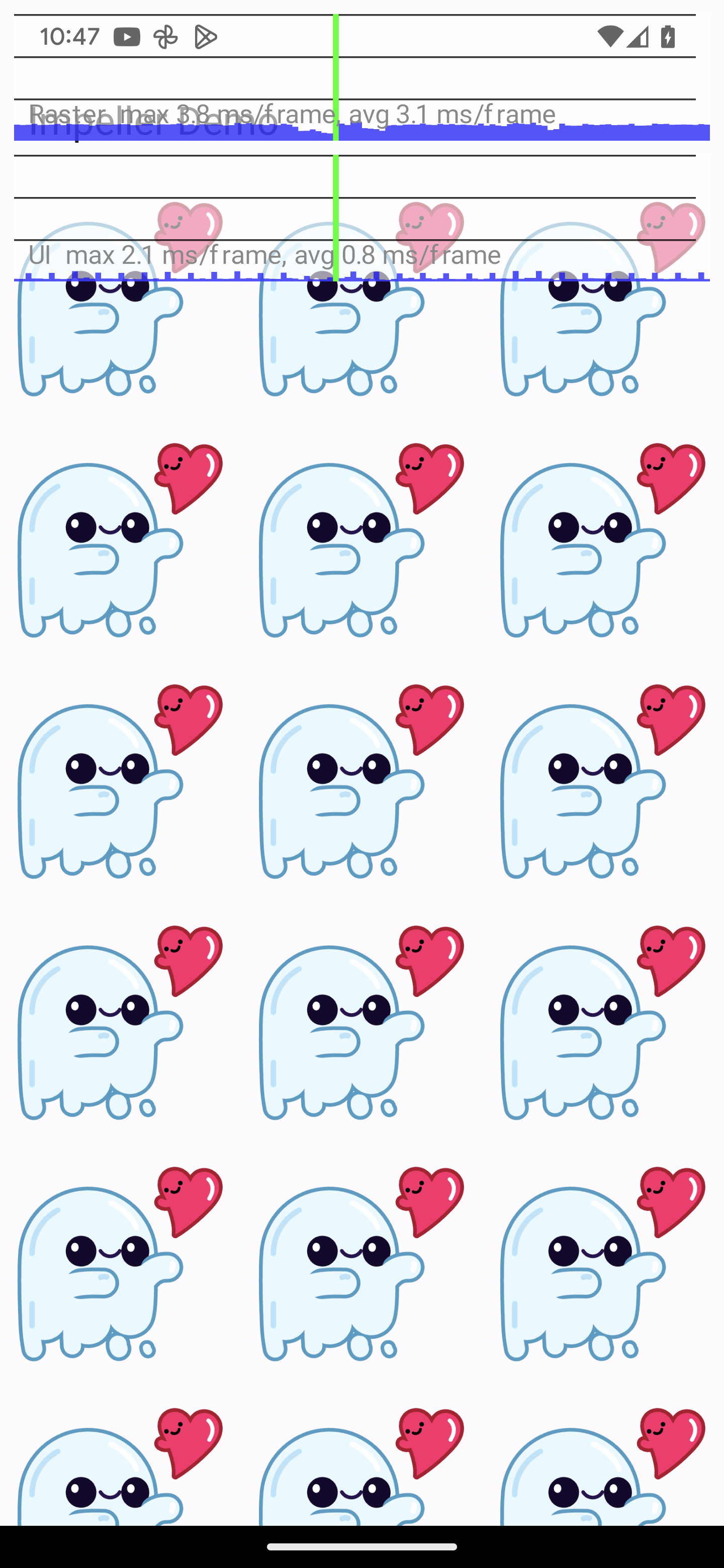 [Impeller][Android] Poor performance with cached lottie images on Vulkan. · Issue #137423 ...