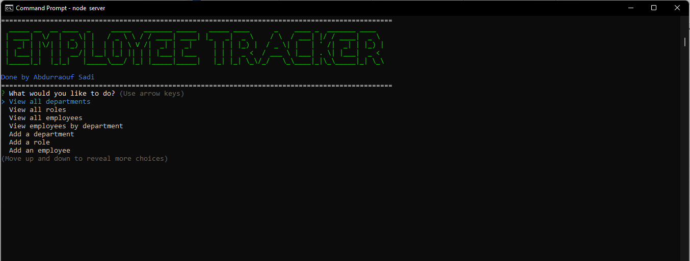GitHub - asadi80/employee-tracker