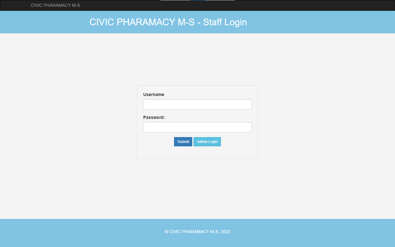 GitHub - FahimWeblogicAndCyberTechnologies/Civic: civic pharmacy