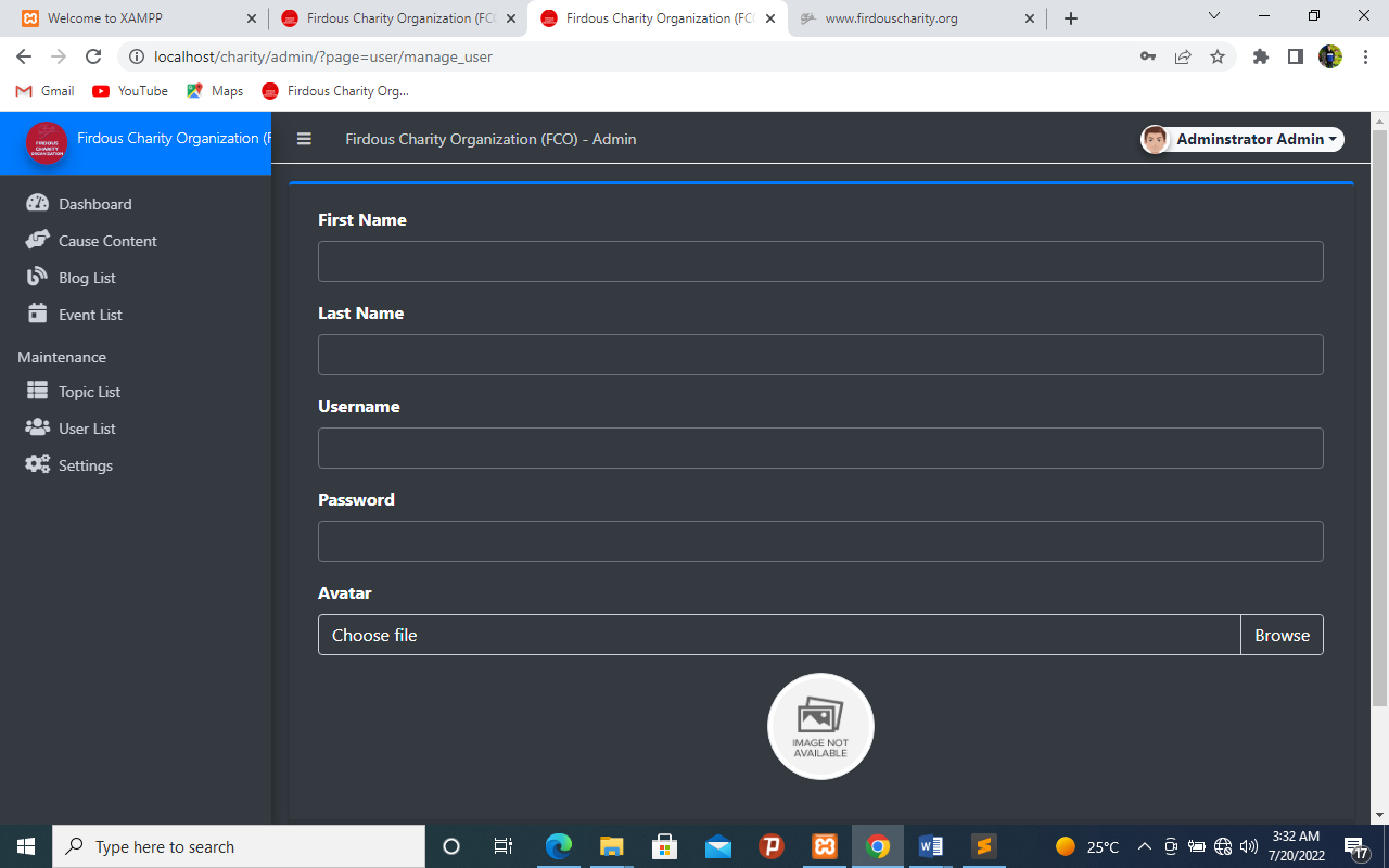 GitHub - FahimWeblogicAndCyberTechnologies/Fridous-Charity-Organization ...