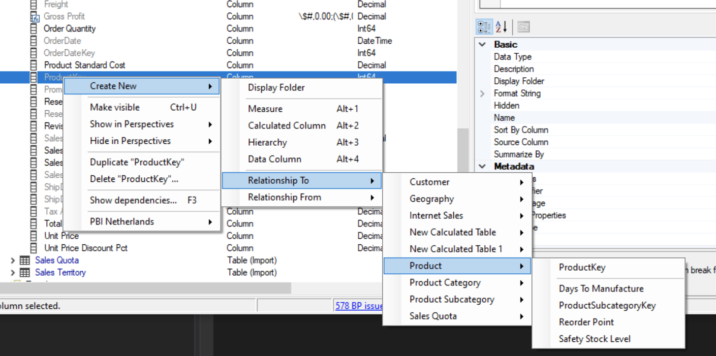 Add Search possibility when selecting the From/To column for relationships · Issue #778 ...