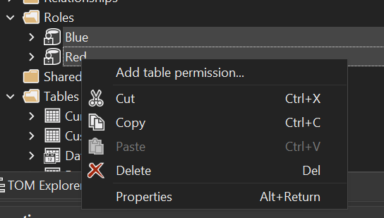 Expression Editor window for RLS filters? · Issue #257 · TabularEditor/TabularEditor3 · GitHub