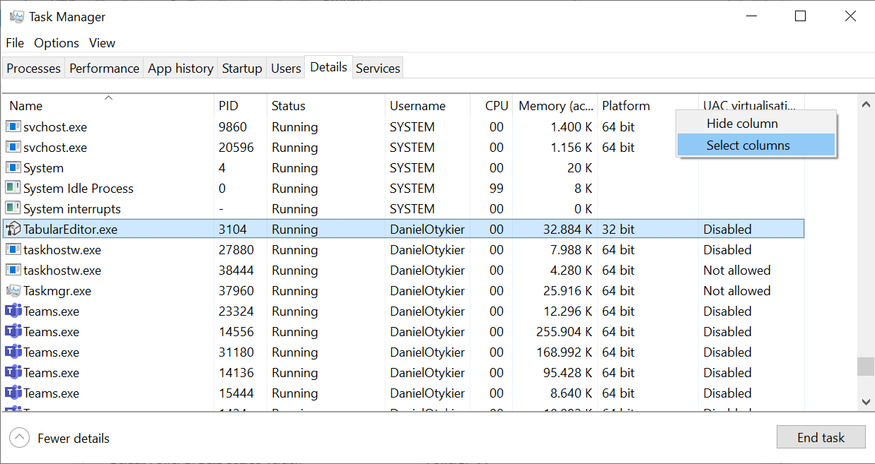 Does The Tabular Editor Needs 32 Bit Oracle Driver Or 64 Bit Oracle 1045