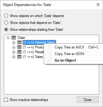 Dependencies feature does not consider relationships to other tables · Issue #91 · TabularEditor ...