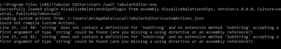 Custom Actions now showing on context menu · Issue #186 · TabularEditor/TabularEditor · GitHub