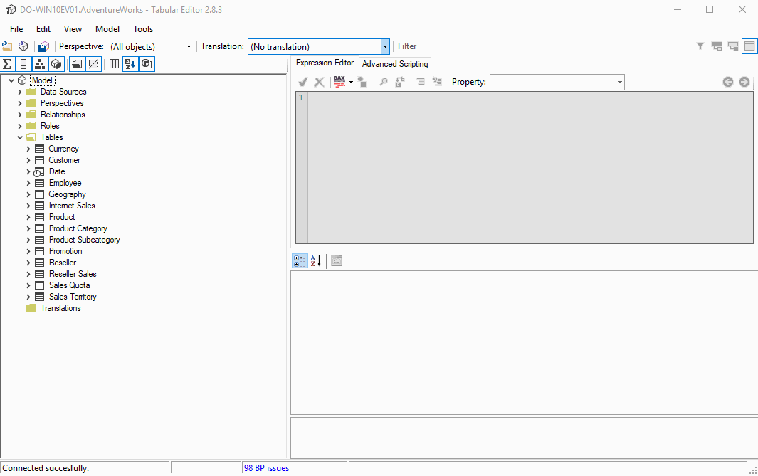 cannot save calculated table in pbit · Issue #293 · TabularEditor/TabularEditor · GitHub