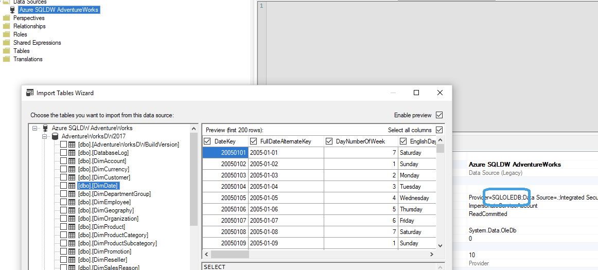 Is usage of SQL Server Native Client in the data source supported? · Issue #295 · TabularEditor ...