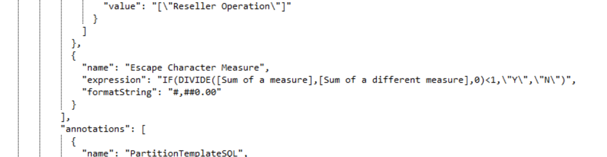 Deserialization not properly including escaped expression string · Issue #395 · TabularEditor ...