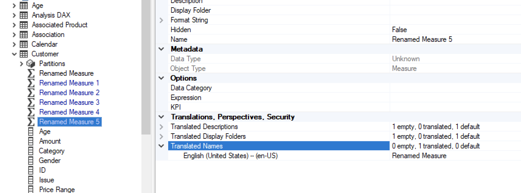 Measure Name showing different in PowerBI · Issue #533 · TabularEditor/TabularEditor · GitHub