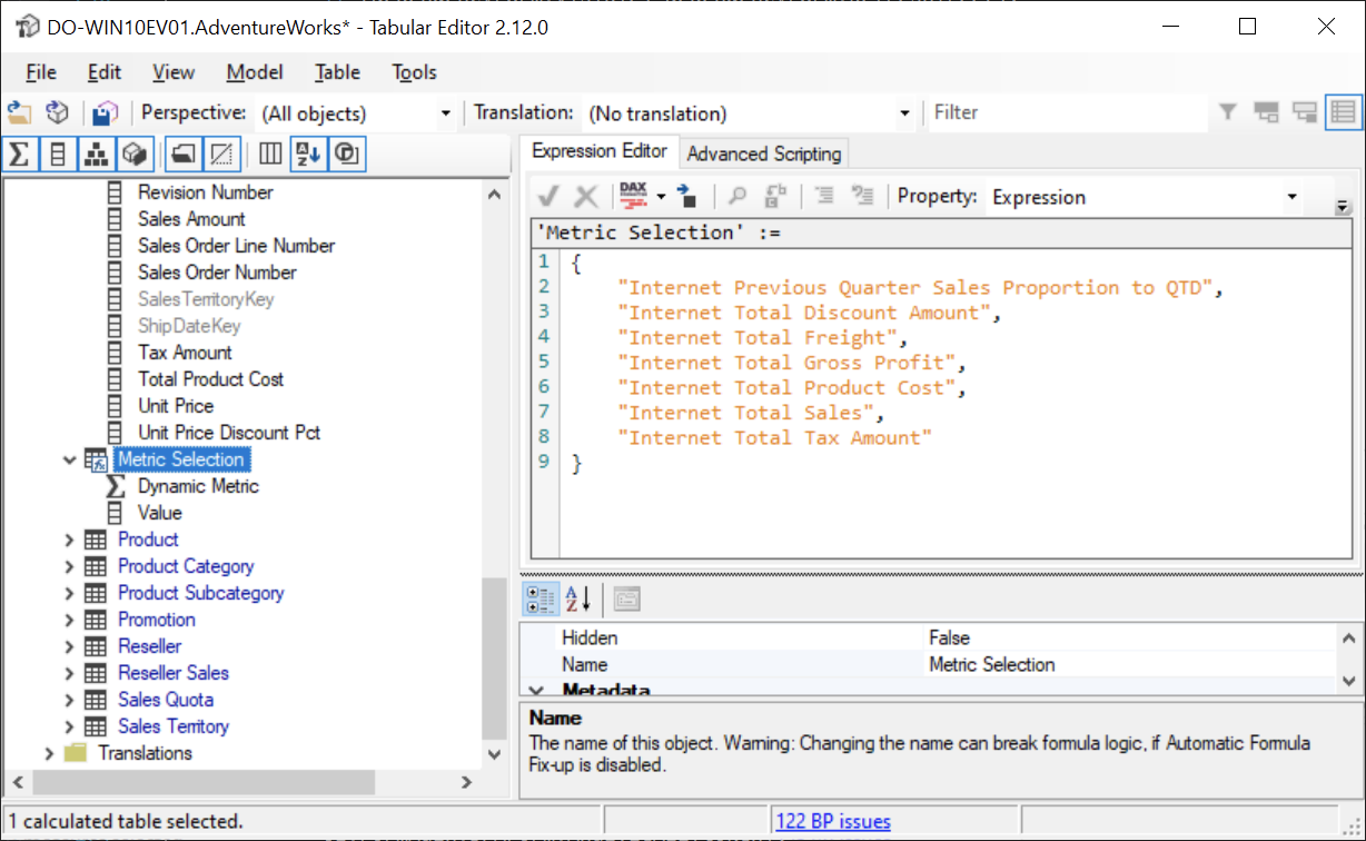 Help In creation of Dynamic Measure using Scripting · Issue #578 · TabularEditor/TabularEditor ...