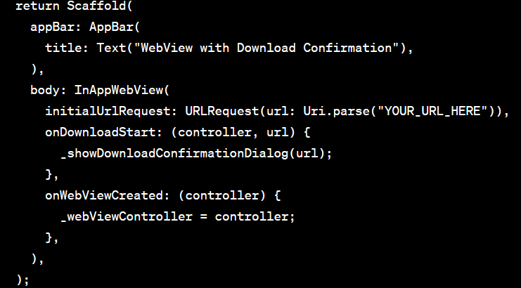 [BUG] onDownloadStartRequest callback not working in android flutter · Issue #1754 ...