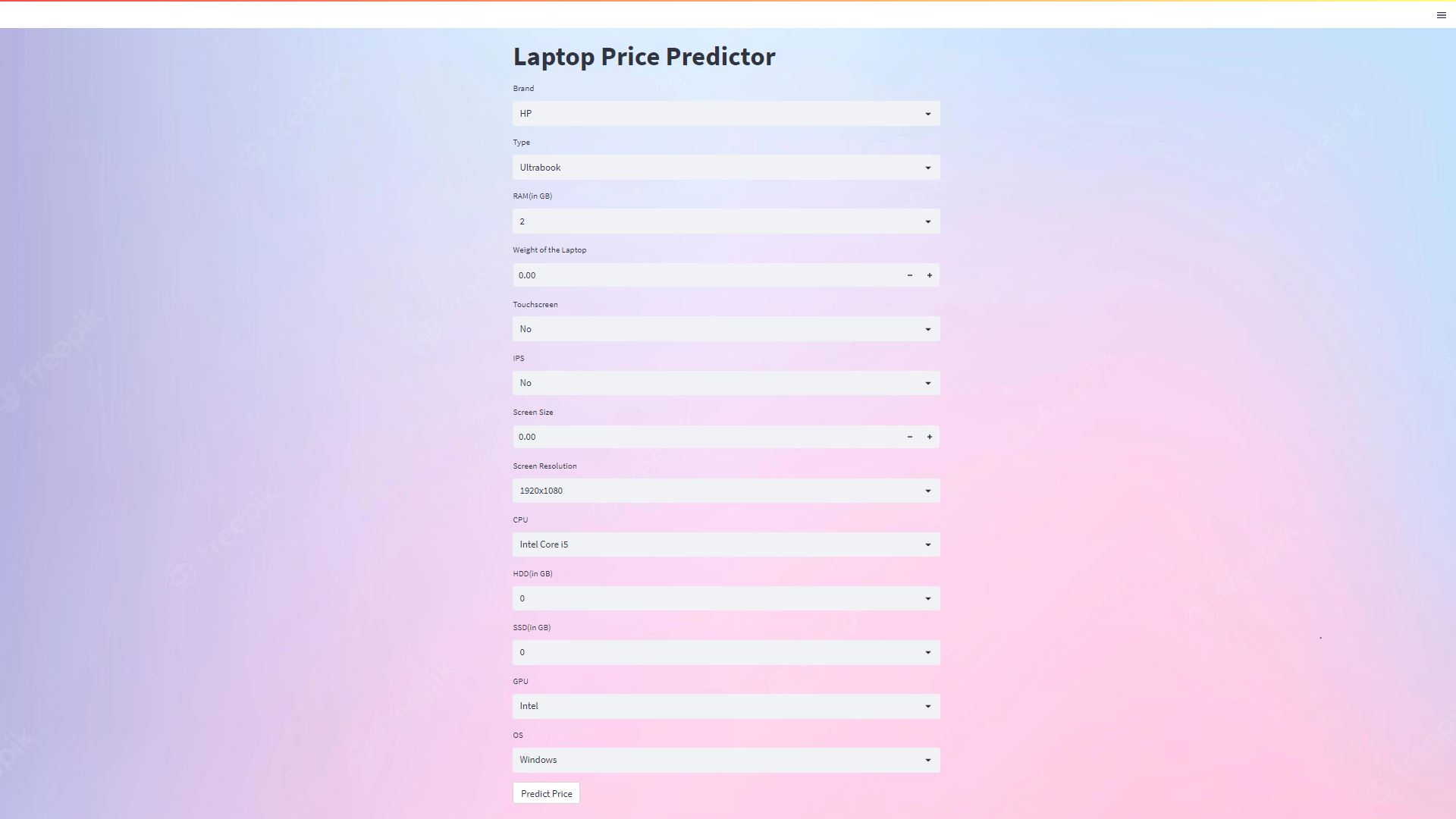 GitHub - gokulsrilakula/Laptop-Price-Predictor: In this project i have ...