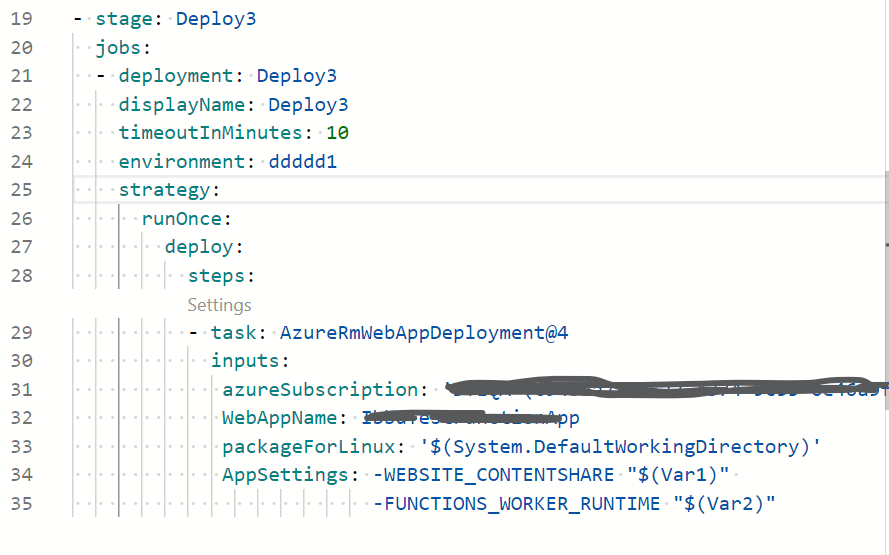App Service Deploy: Extra spaces in settings causes BadRequest · Issue #7799 · microsoft/azure ...