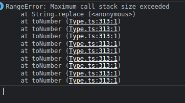 Maximum call stack size exceeded at String.replace Error from Sprite.ts · Issue #4301 · amcharts ...