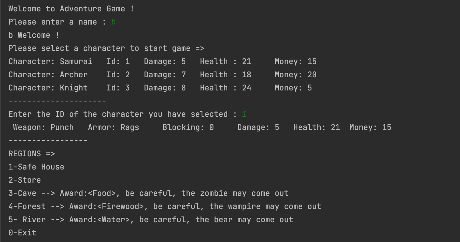 GitHub - basaknursavas/AdventureGame: This is a simple adventure game.