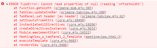 TabPanel with ngIf cause UI crash. · Issue #11017 · primefaces/primeng ...