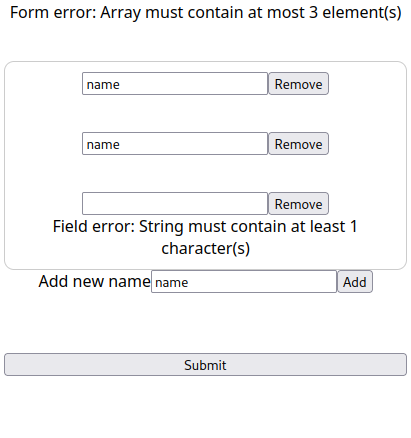 issue: Array error does not update on a change if any of its fields have errors · Issue #10139 ...