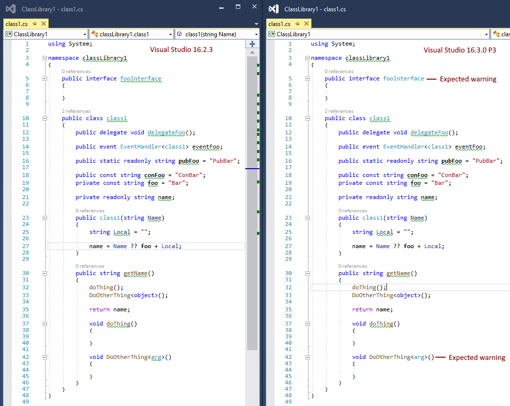 Editorconfig Applicable Kinds Type Parameter And Interface Stopped Working · Issue 38513