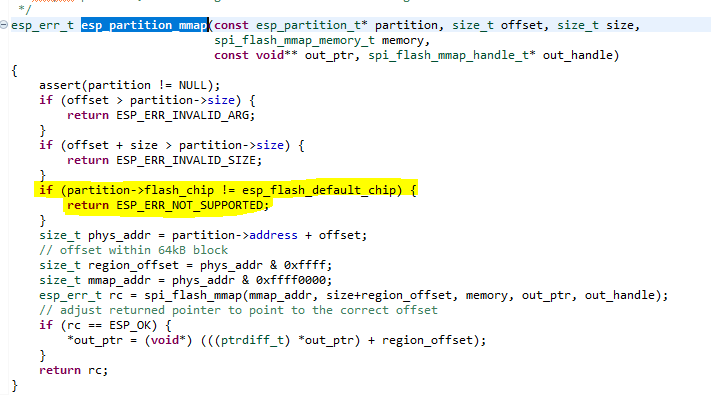 esp_partition_find_first() is not returning flash_chip details (IDFGH ...