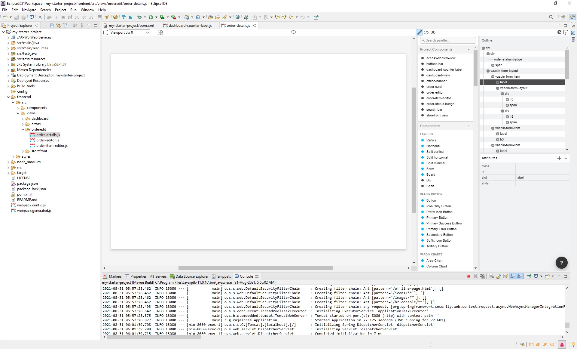 Designer Tool Not Loading Properly · Issue 2412 · Vaadin Designer · Github