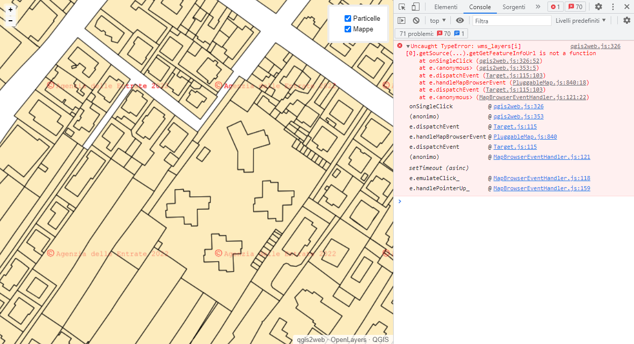 Openlayers - Error for WMS getGetFeatureInfoUrl · Issue #1014 · qgis2web/qgis2web · GitHub