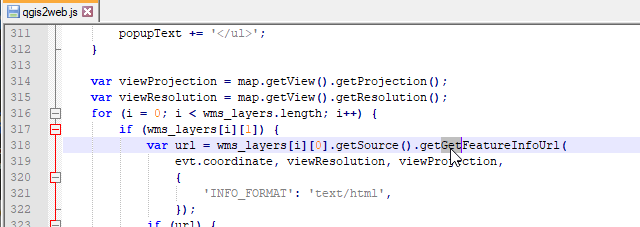 Openlayers - Error for WMS getGetFeatureInfoUrl · Issue #1014 · qgis2web/qgis2web · GitHub