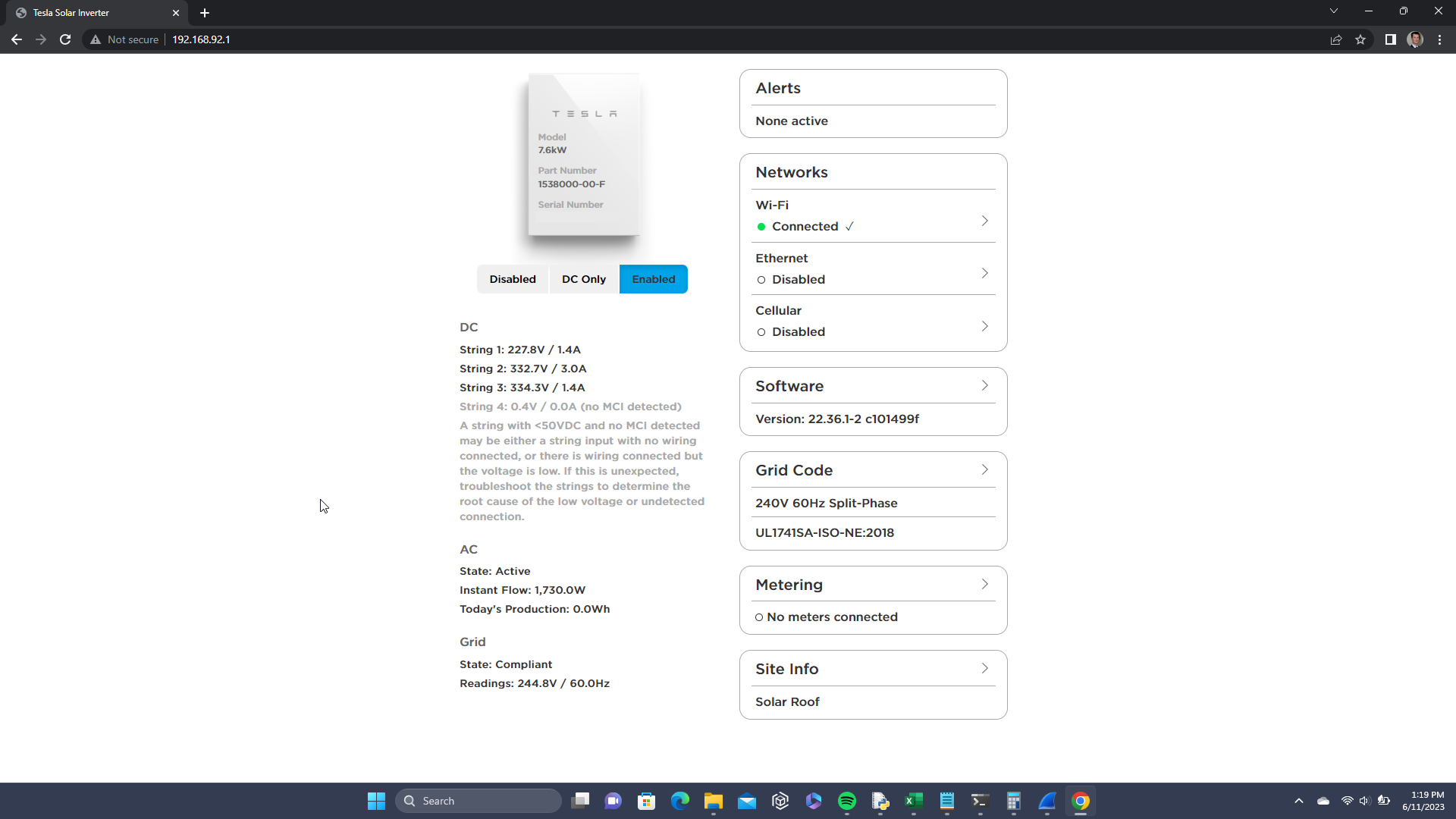 Missing Strings and/or Configuration issue · Issue #292 · jasonacox/Powerwall-Dashboard · GitHub