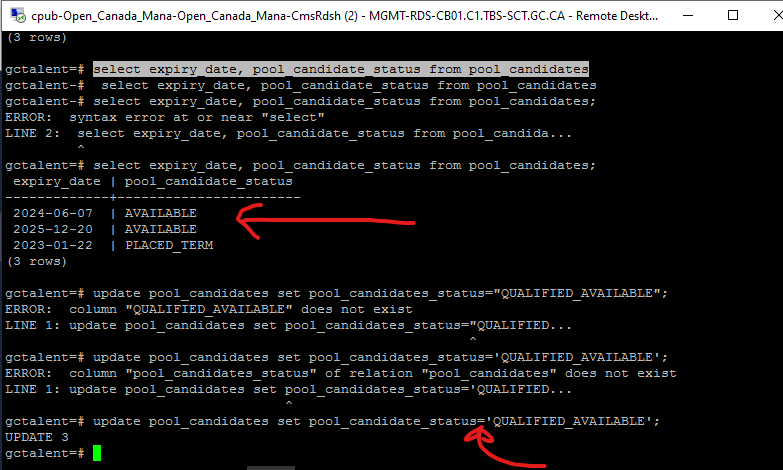 Estimated Candidates on the home page listed as 0 even though ...