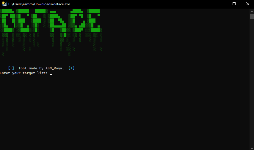 GitHub - ASMRoyal/Sc0pe: Deface Script Python to EXE converted. Simple ...