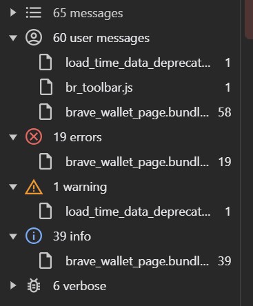Wallet - Incorrect balances and infinite loading for amounts (Error: unable to fetch ...
