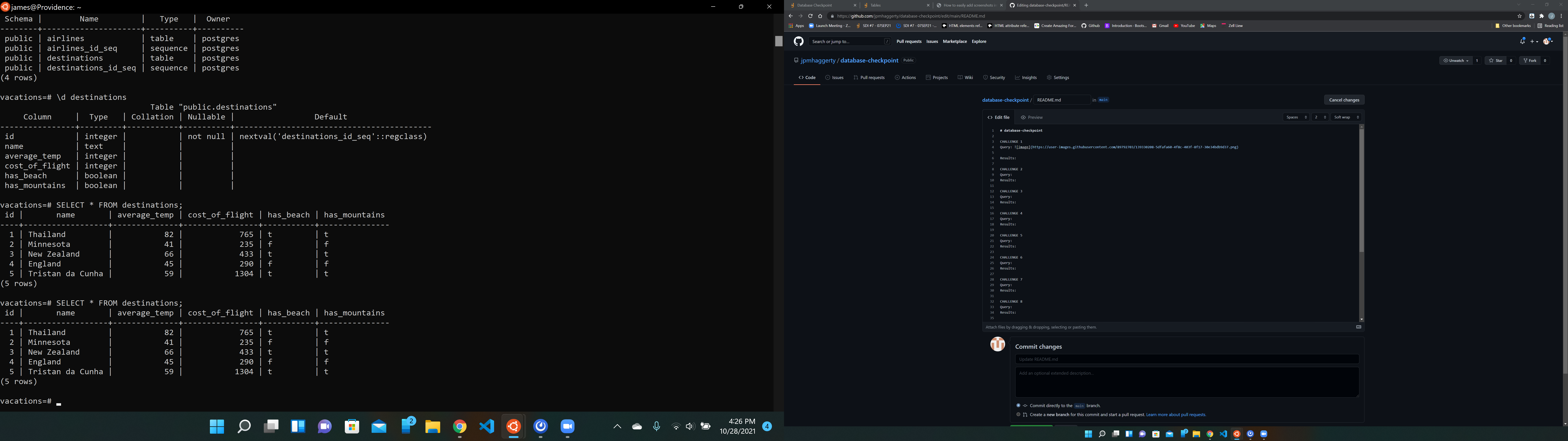 GitHub - jpmhaggerty/database-checkpoint: Database checkpoint
