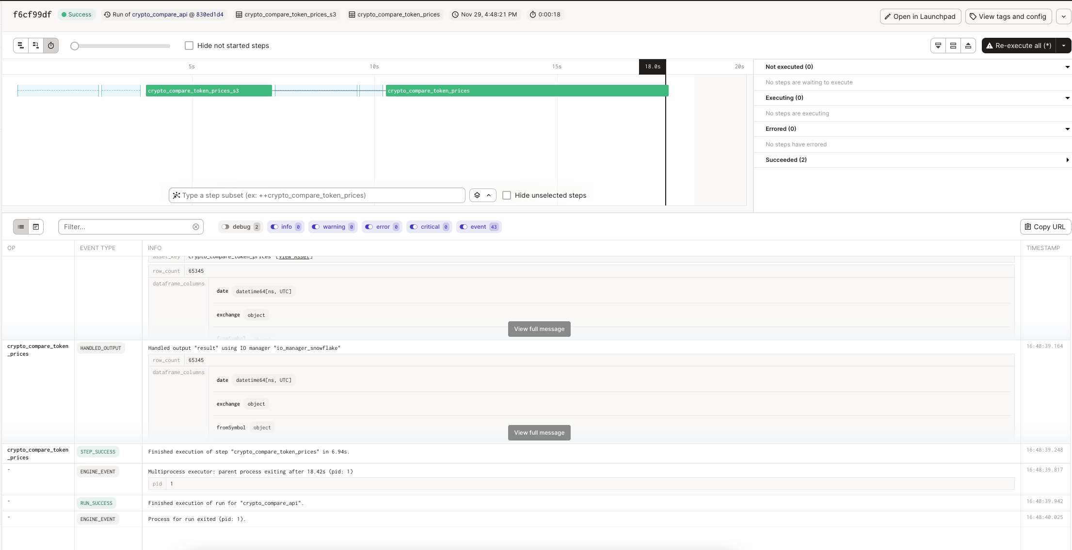 Simplify navigation to runs in Backfill view · Issue #10804 · dagster-io/dagster · GitHub