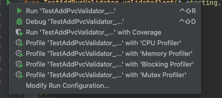 Bazel plugin removed the dafalt `Go Test` Run/Debug configurations ...