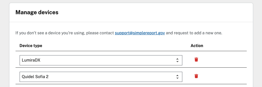 Make device selector on support UI a combobox · Issue #4124 · CDCgov/prime-simplereport · GitHub