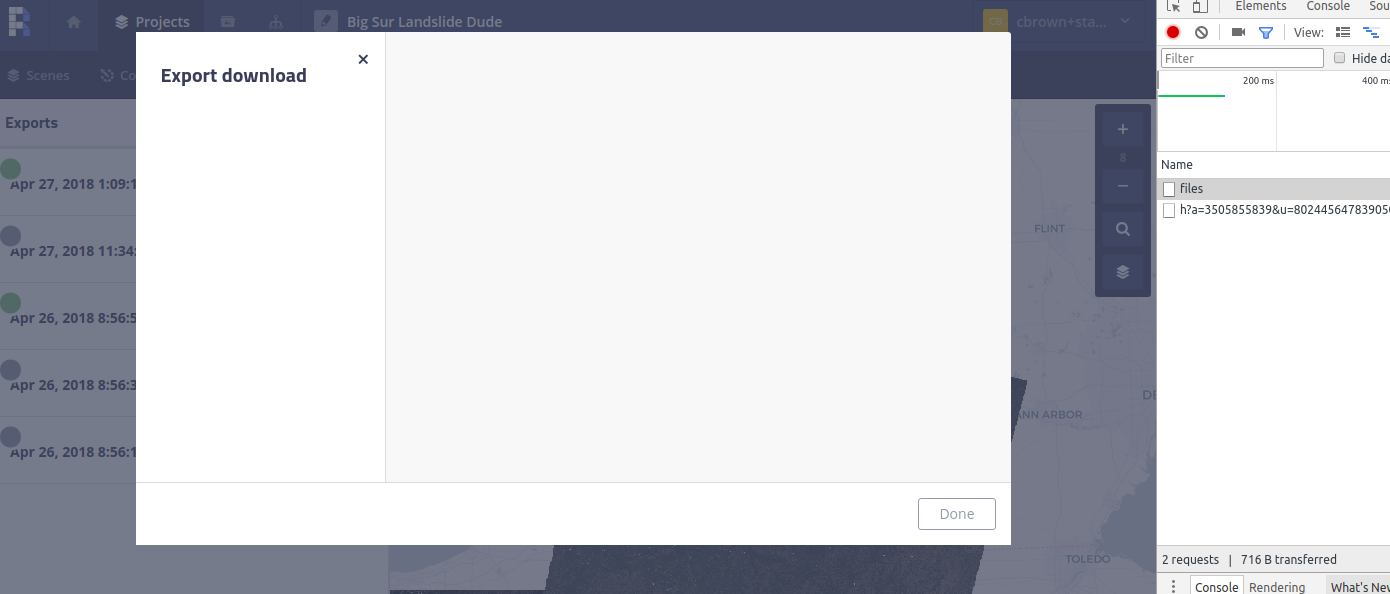 Missing Export Files [Staging] · Issue #3293 · raster-foundry/raster-foundry · GitHub